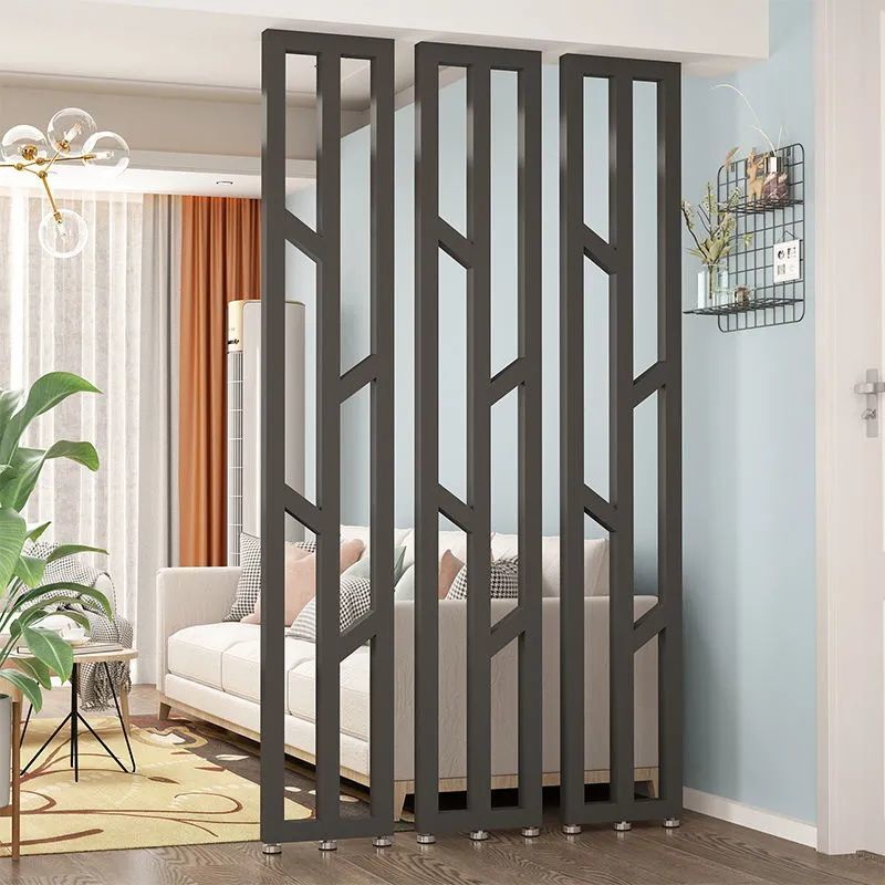 Iron Home Nordic Column Grille Living Room Partition Wall Screen Simple ...
