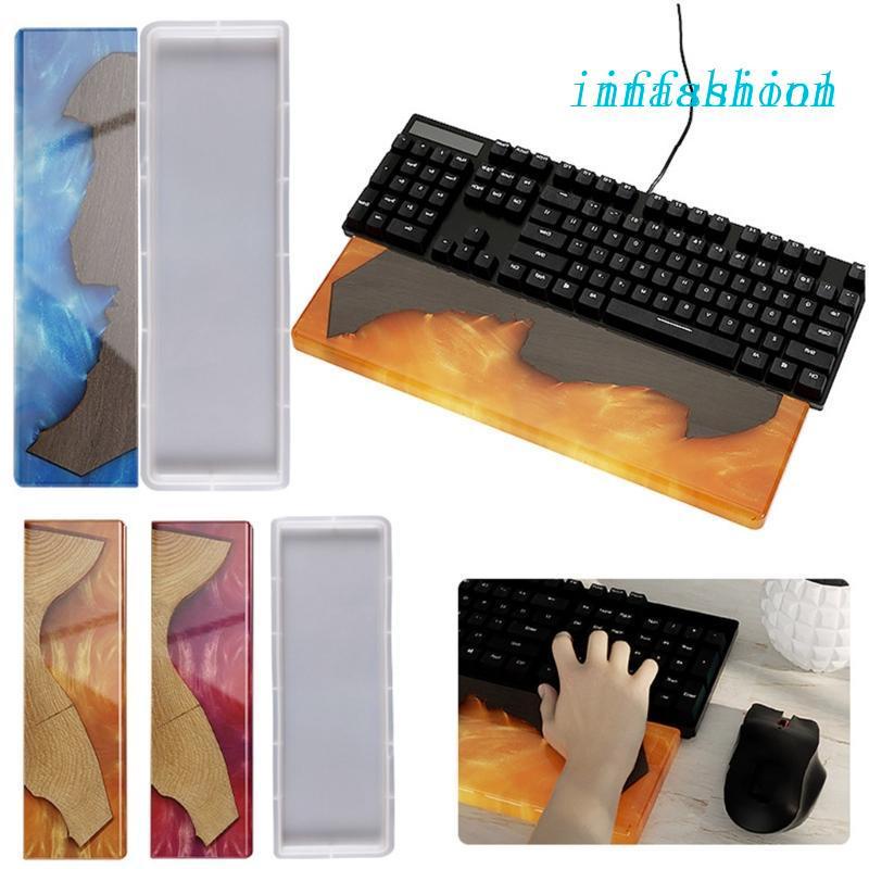 INF Keyboard Wrist Rest Resin Mold,Rectangle Silicone Mold for Epoxy ...