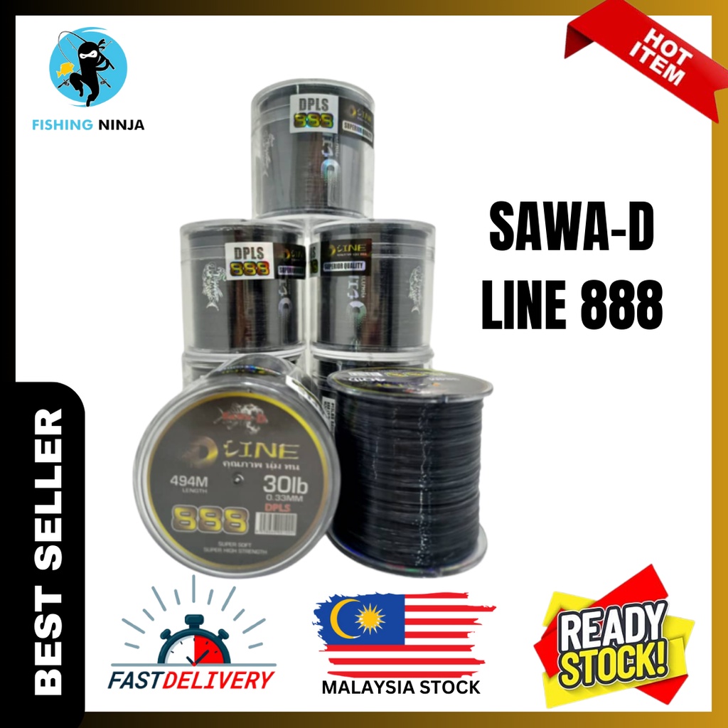 SAWA-D LINE 888 TALI MONO/TALI TANGSI SAWA-D FISHING BRAIDED LINE ...