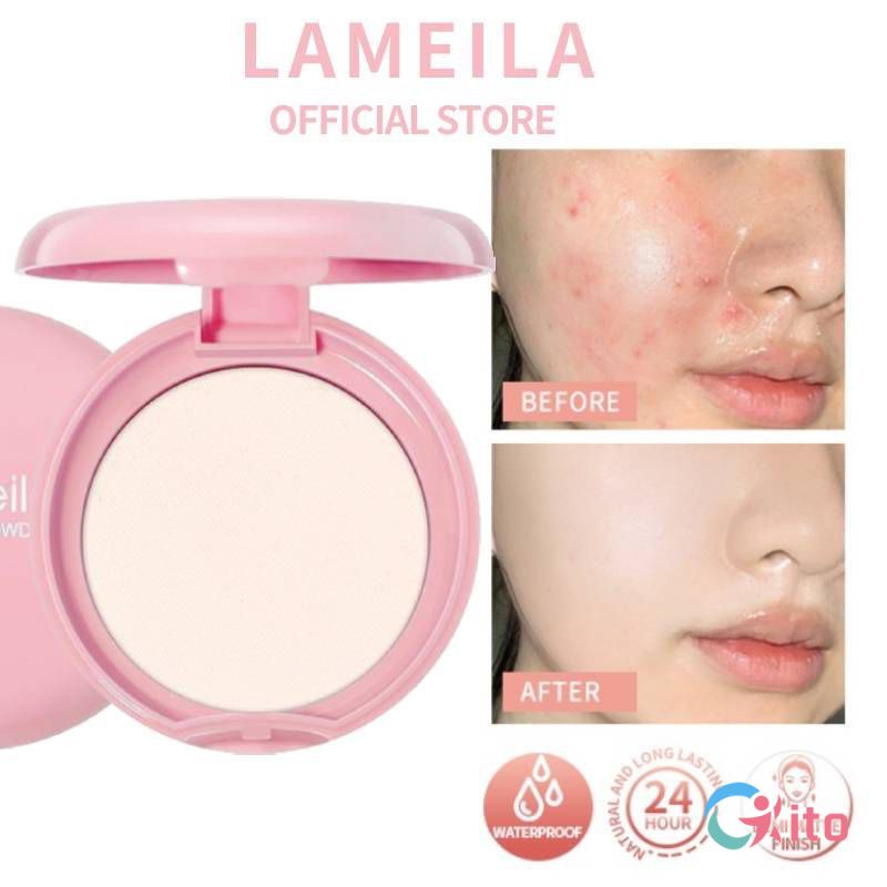 LAMEILA Oil Control Powder Face Makeup Powder Waterproof Firming ...