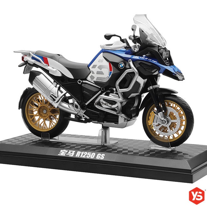 1:12 Scale BMW R1250 GS Alloy Motorcycle Model Diecast Car Sound Light ...