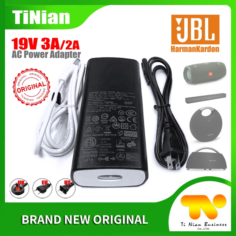 Original 19V 3A Compatible 19V 2A AC/DC Adapter for JBL Xtreme 1 2 ...