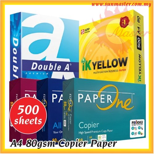 A4 80gsm Copier Paper A4 Photostat Paper A4 IK Yellow A4 Double A A4 ...