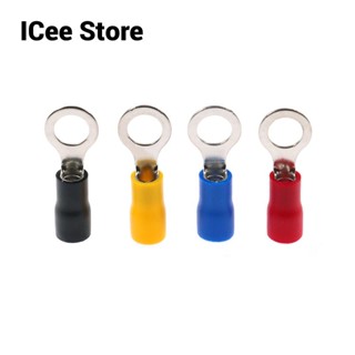 50Pcs RV Crimp Terminal Insulated Ring Wire Connector Wiring Terminals ...