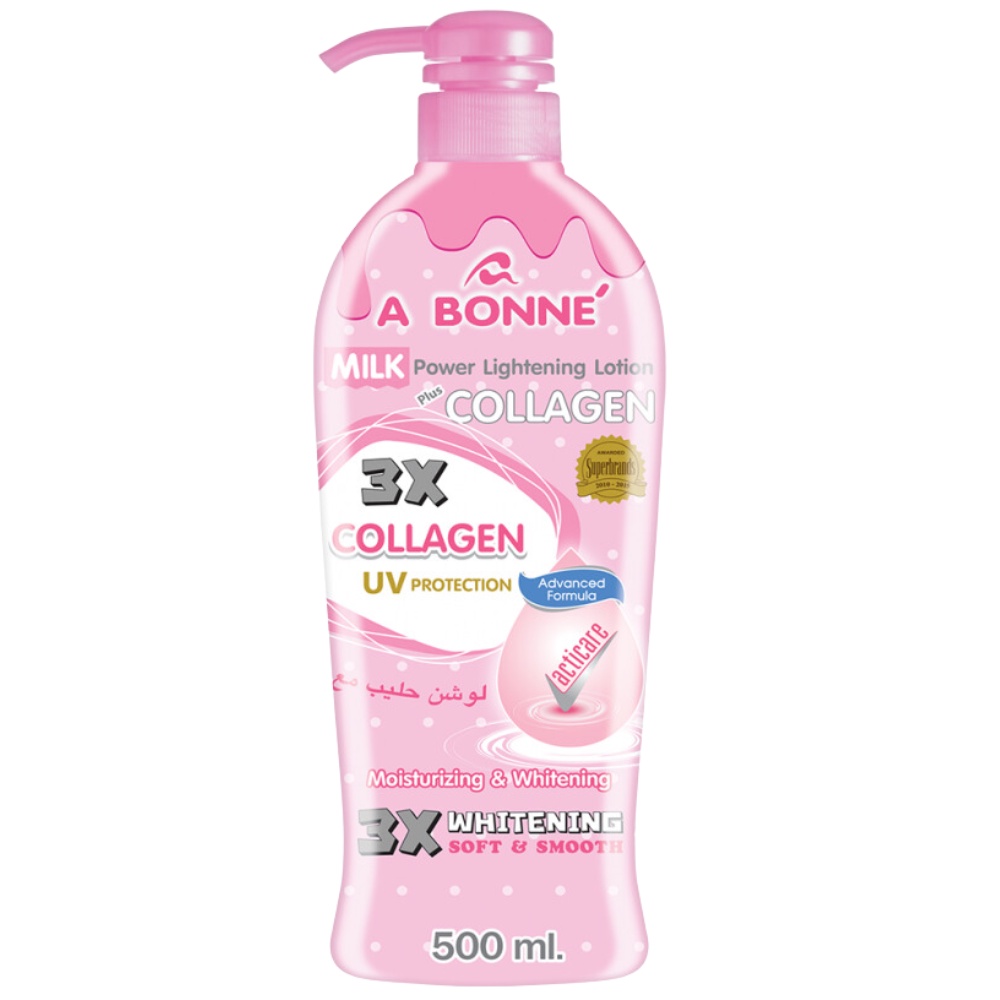 Abonne Milk Power Whitening Lotion Plus Collagen | Shopee Philippines