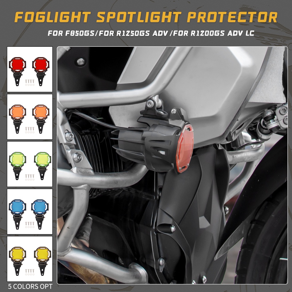LJBKOALL New Motorcycle Flipable Fog Light Protector Guard Lamp Spotlight Cover For BMW R1200GS ...