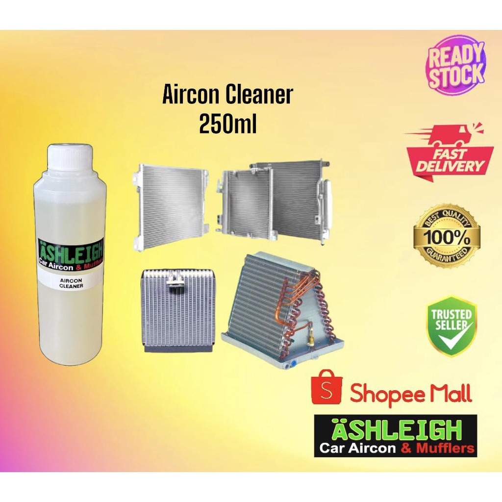 Ashleigh Aircon Cleaner 250ml for Evaporator Coil Condenser Cleaning Lye solutions | Shopee ...