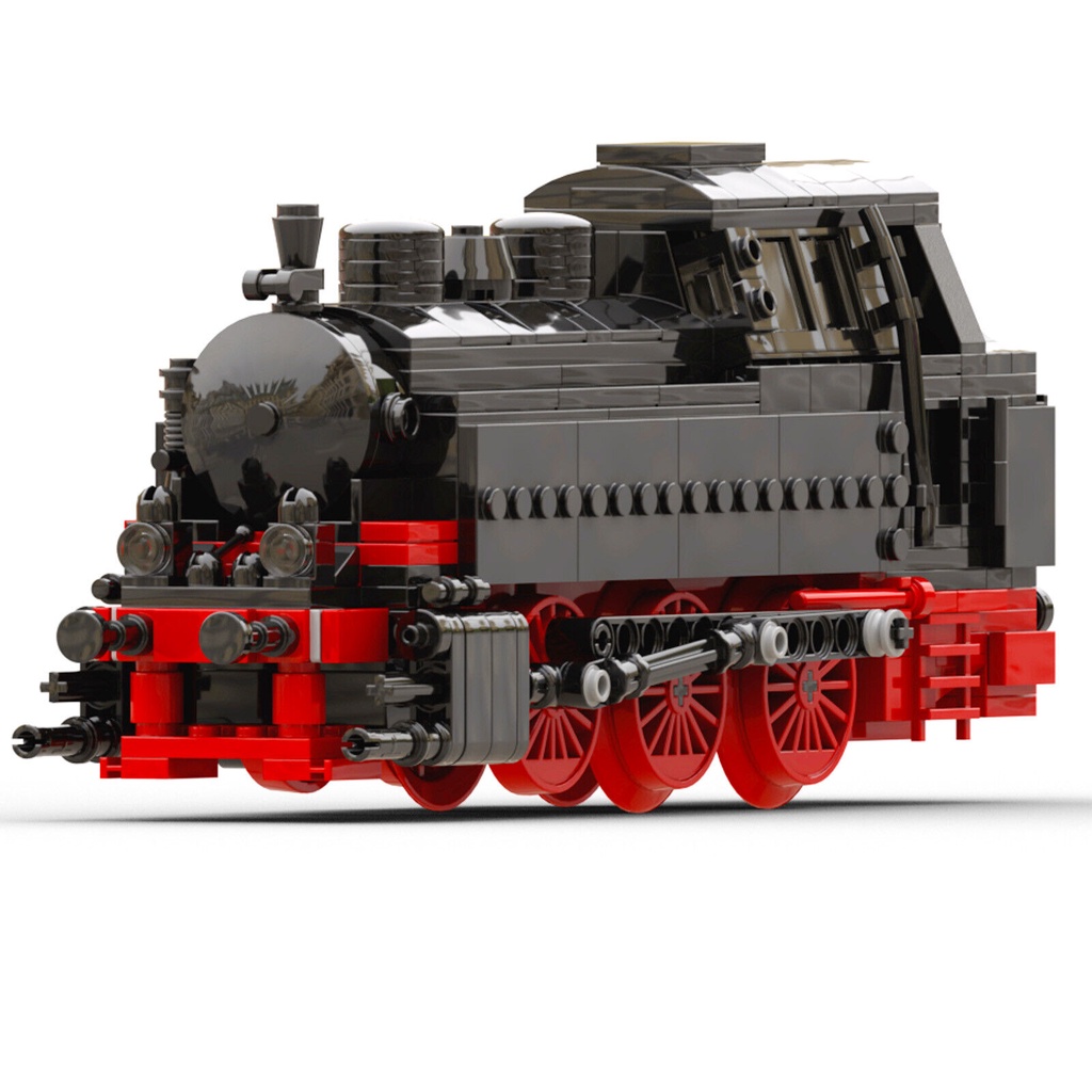MOC-72693 BR 80 Steam Engine Vintage Train Collections 372 Bricks 100% ...