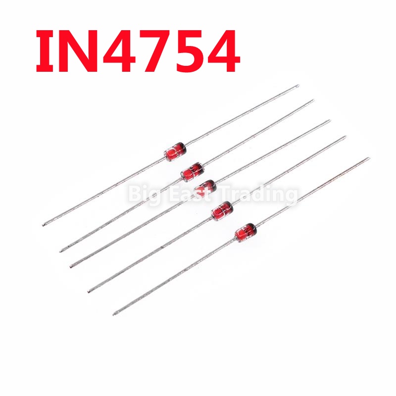 50pcs 1N4754A IN4754 4754 Inline Glass Zener 1W Zener Diode 39V DO-41 | Shopee Philippines