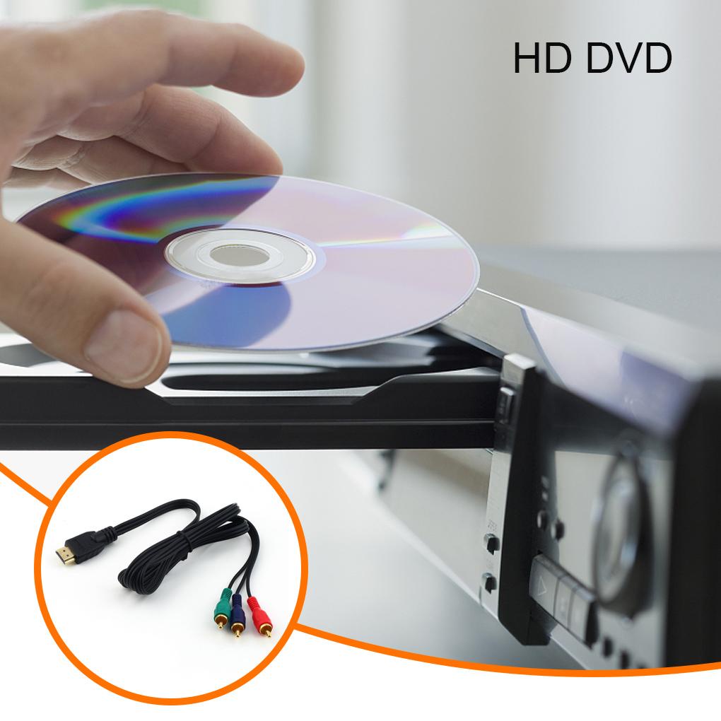 Audio AV Cable HDMI-compatible Male to VGA Transmitter Cord TV 3-in-1 ...