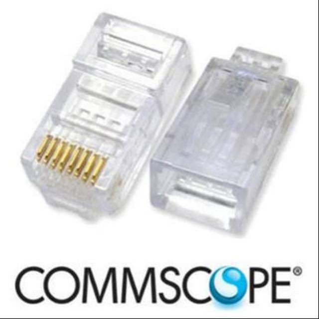 Rj45 8pin Connector | Pin RG45 COMMSCOPE Original Dus Box Contents ...