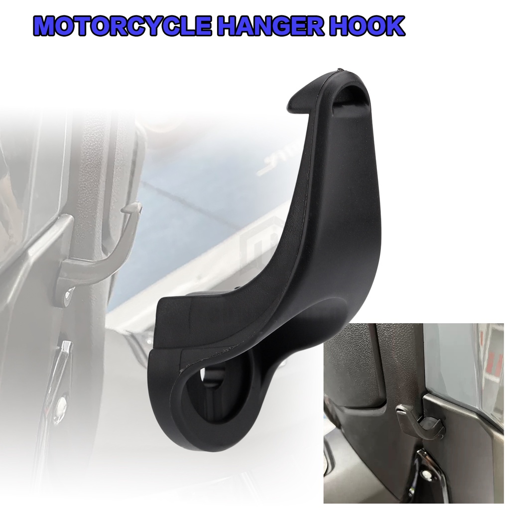 MOTORCYCLE 1 PCS HANGER HOOK NMAX V1 V2 HELMET HOOK Black Plug and Play ...