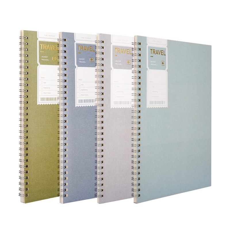 Deli Classic Style A5 Spiral Notebook 60 sheets Student Line Notebook ...