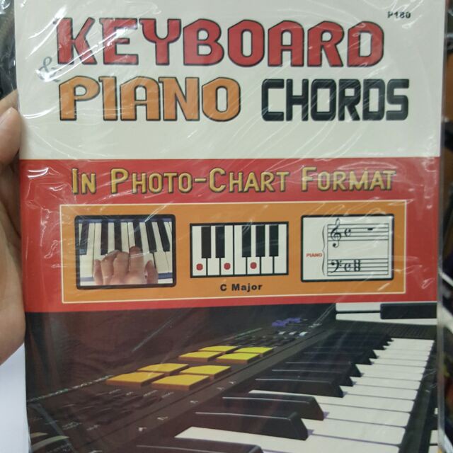 Keyboard Piano Chords Book easy learning piano music | Shopee Philippines