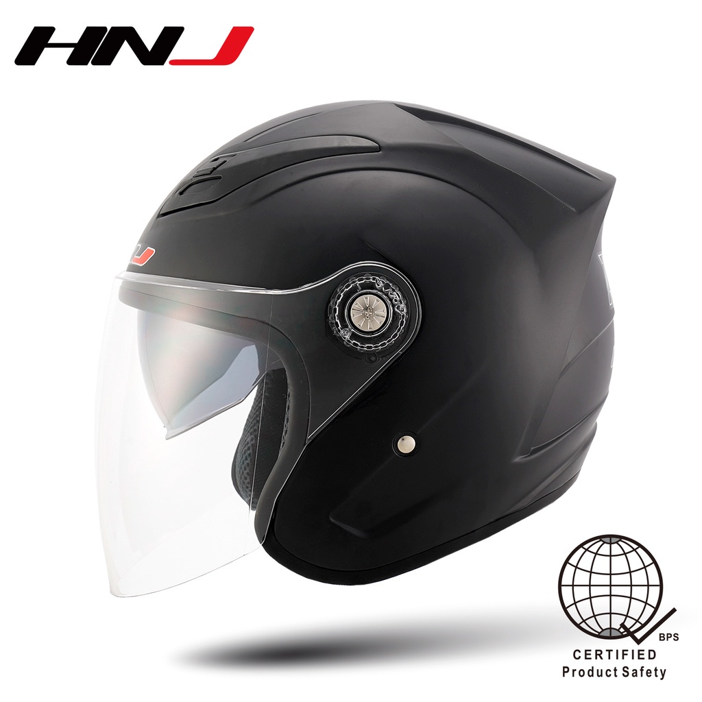 HNJ A4-003 Helmet half face for motorcycle Dual Visor | Shopee Philippines