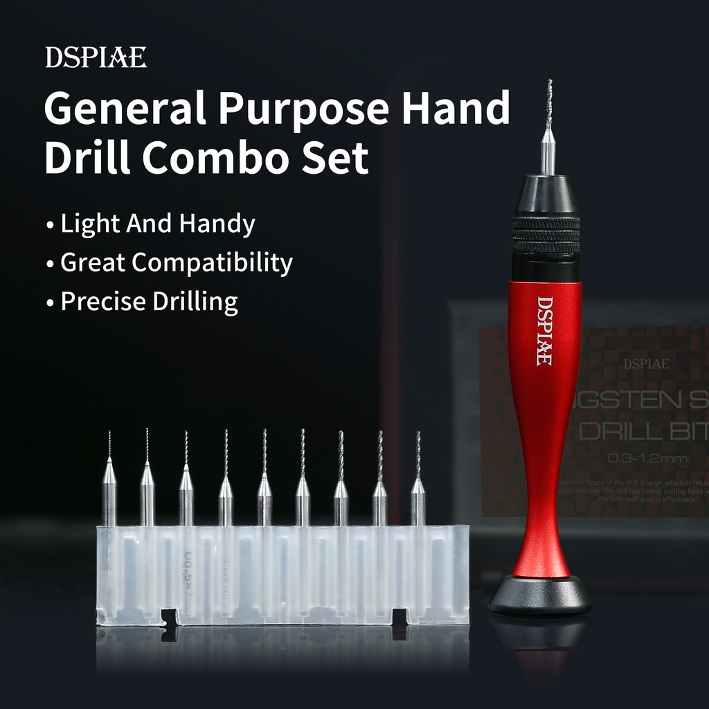 DSPIAE AT-VHDS General Purpose Hand Drill Combo Set Gundam Model Making ...