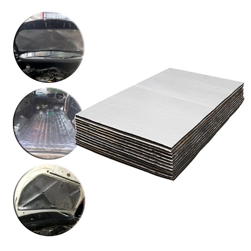 New 20Pcs Car Acoustic Thermal Sound Deadener Mat Sound Proof Wall ...