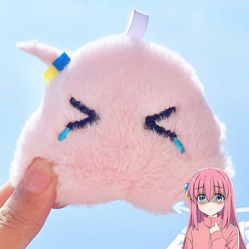 Anime BOCCHI THE ROCK Keychains Gotoh Hitori Cute Plush Keyring Women ...