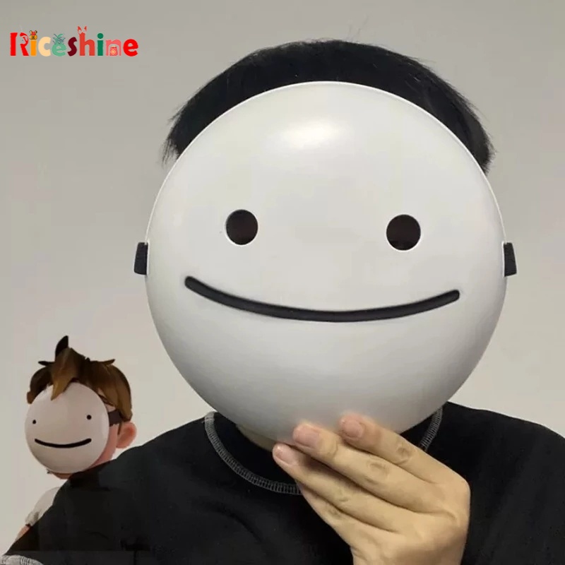 Plastic Anime White Helmet Cosplay Costume Props Halloween Dream Mask ...