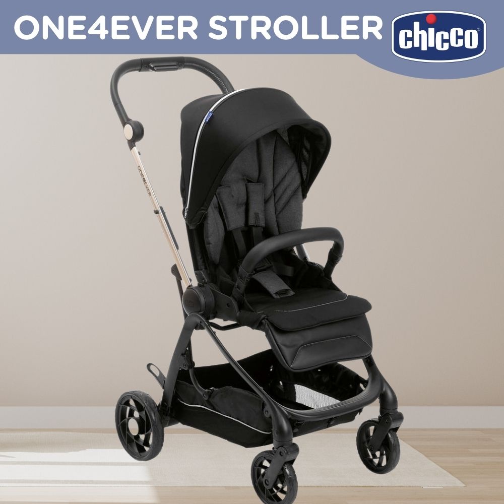Chicco One4Ever Reversible Duo Modular Baby Stroller With 2 Seats In 1 Frame From Upto 4 Years ...