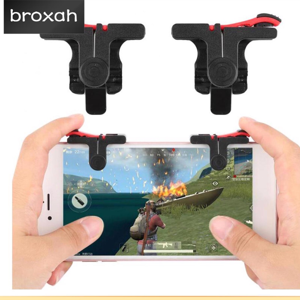 2Pieces Mobile Game Controller 4 Fingers Operation for Fornite | Shopee ...
