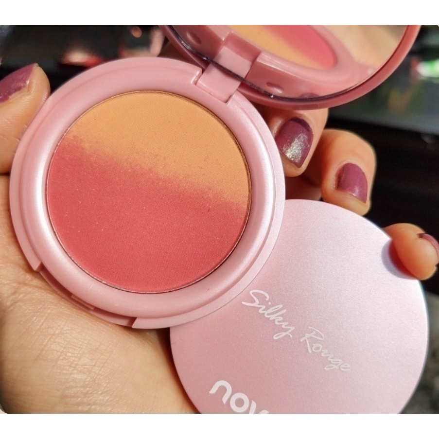 Blush Long-lasting Natural Cheek Contour Gradient Peach Pink Face ...