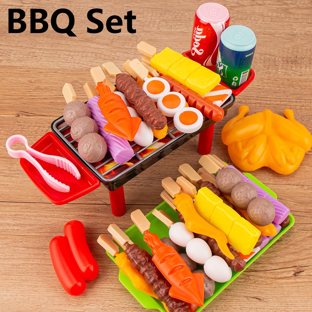 Mini Inasal Grill Playset Complete BBQ Toy with Skewers for Filipino ...