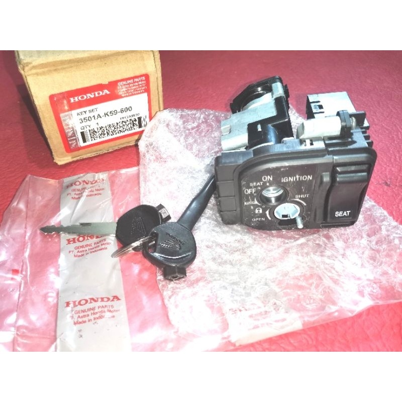 Key Set - Honda Click V1 V2( 2018-2020) Genio Beat FI V3 Street Scoopy ...