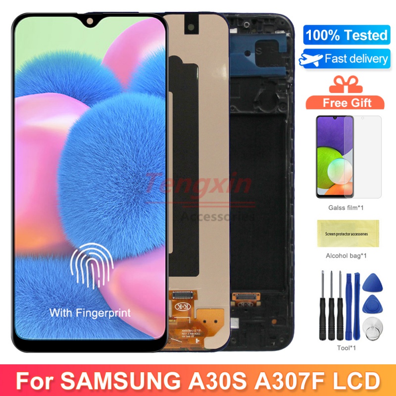 Super AMOLED A30S Screen, for Samsung Galaxy A30S A307 A307FN A307FN ...