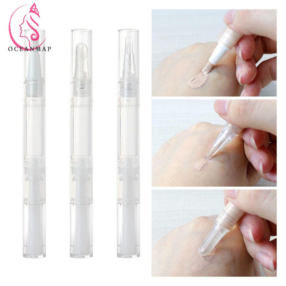 OCEANMAP Empty Nail Oil Pen Portable 4 Style Brush Tip Foundation ...