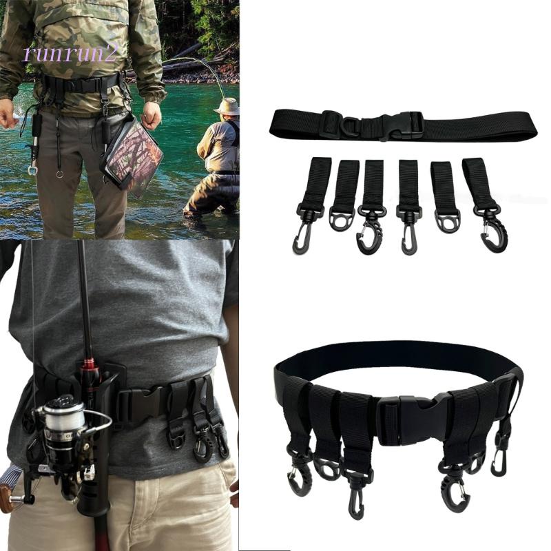 RUN Fishing Belt Kayaks Wading Belt Fishing Hook Belt Fishing Wader ...