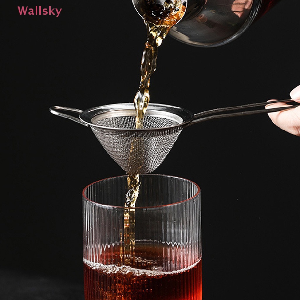 Wallsky> Fine Mesh Stainless Steel Conical Strainer Cocktail Bar ...