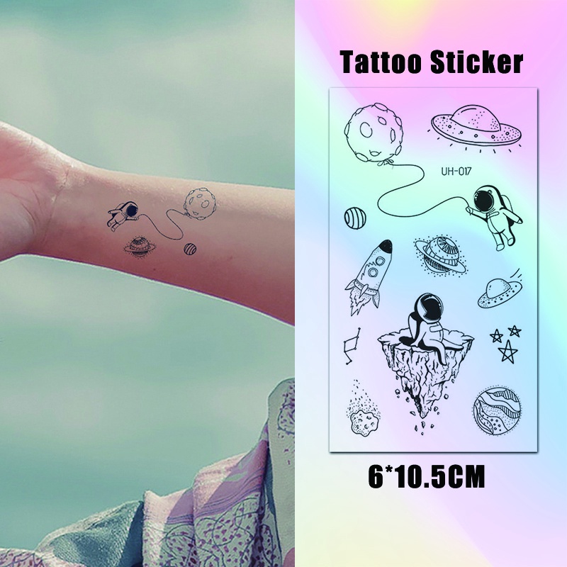 【SUN】Tattoo Sticker Waterproof Long Lasting Minimalist Tattoo Magic ...