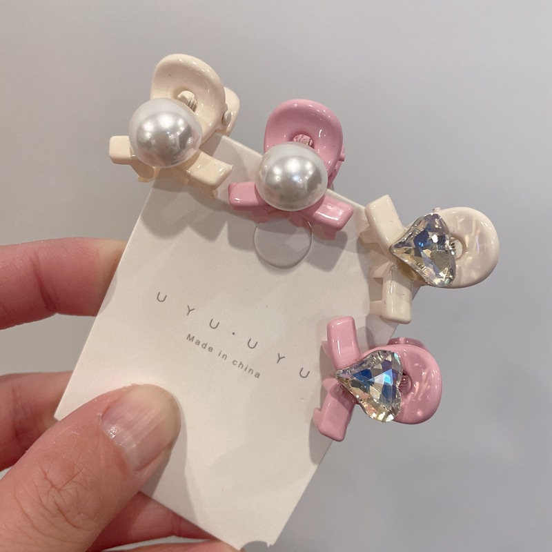 2023 Princess Head Small Grab Clip Broken Hair Clip Girly Style Cute ...