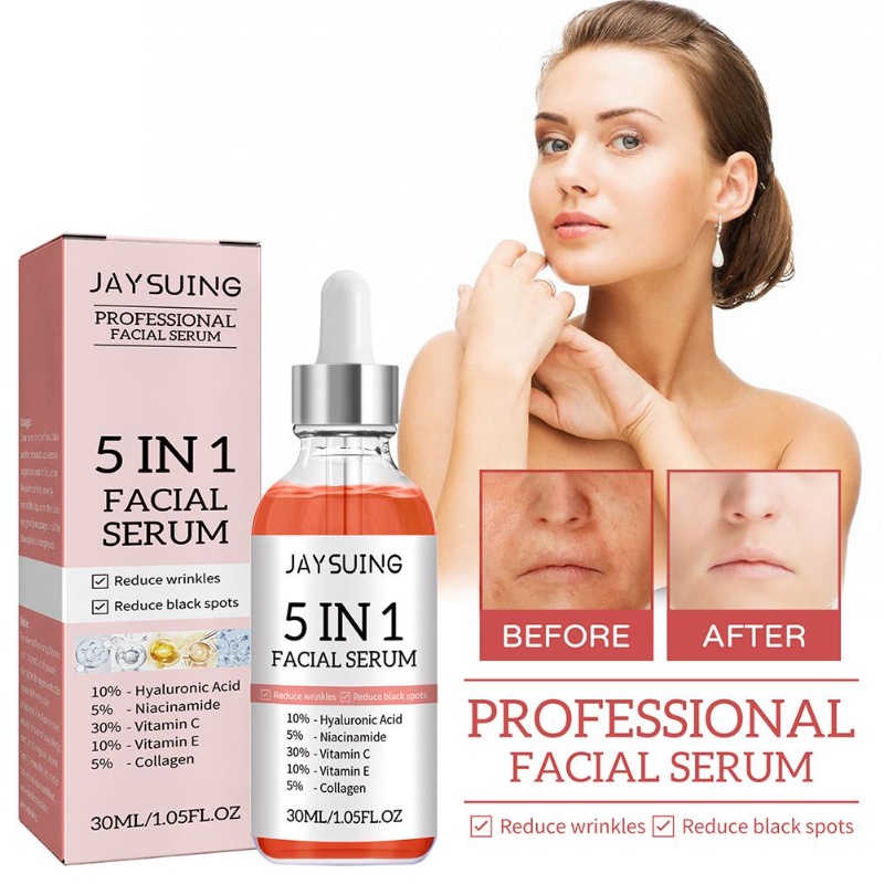 Jaysuing 5 In 1 Moisturizing Whitening Anti Wrinkle Aging Vitamin C ...