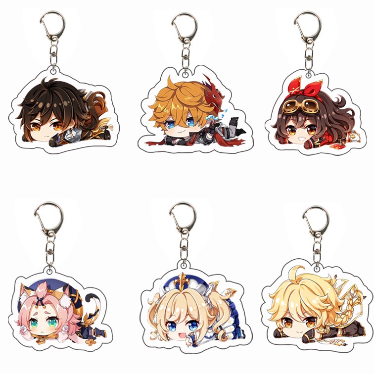 Genshin Impact keychain Hotaru Kazuha Nahida CYNO keychain schoolbag ...