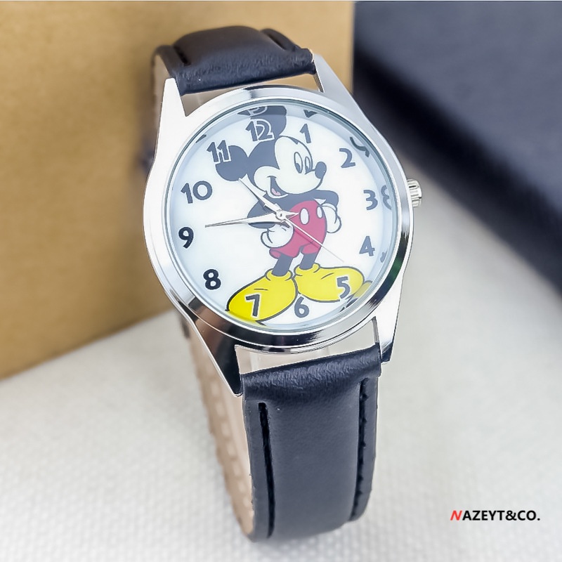 Children Cartoon Mickey Quartz Watch Male Female Student Mickey Mouse ...