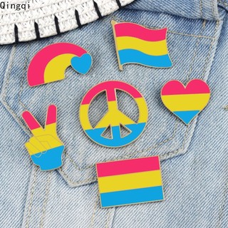 50 Styles Creative LGBTQ Enamel Pins Rainbow Flag Brooch Badges ...