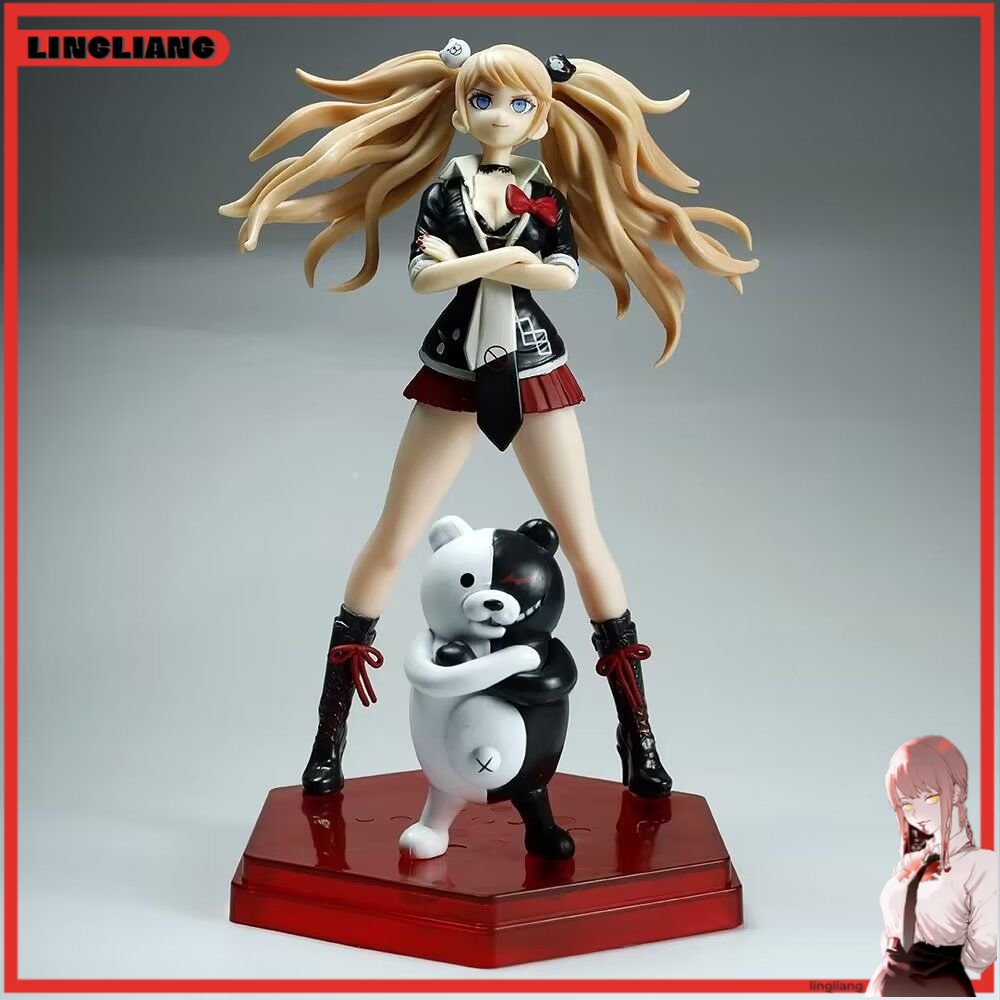 Danganronpa Trigger Happ Monokuma Enoshima Junko PVC Action Figure ...