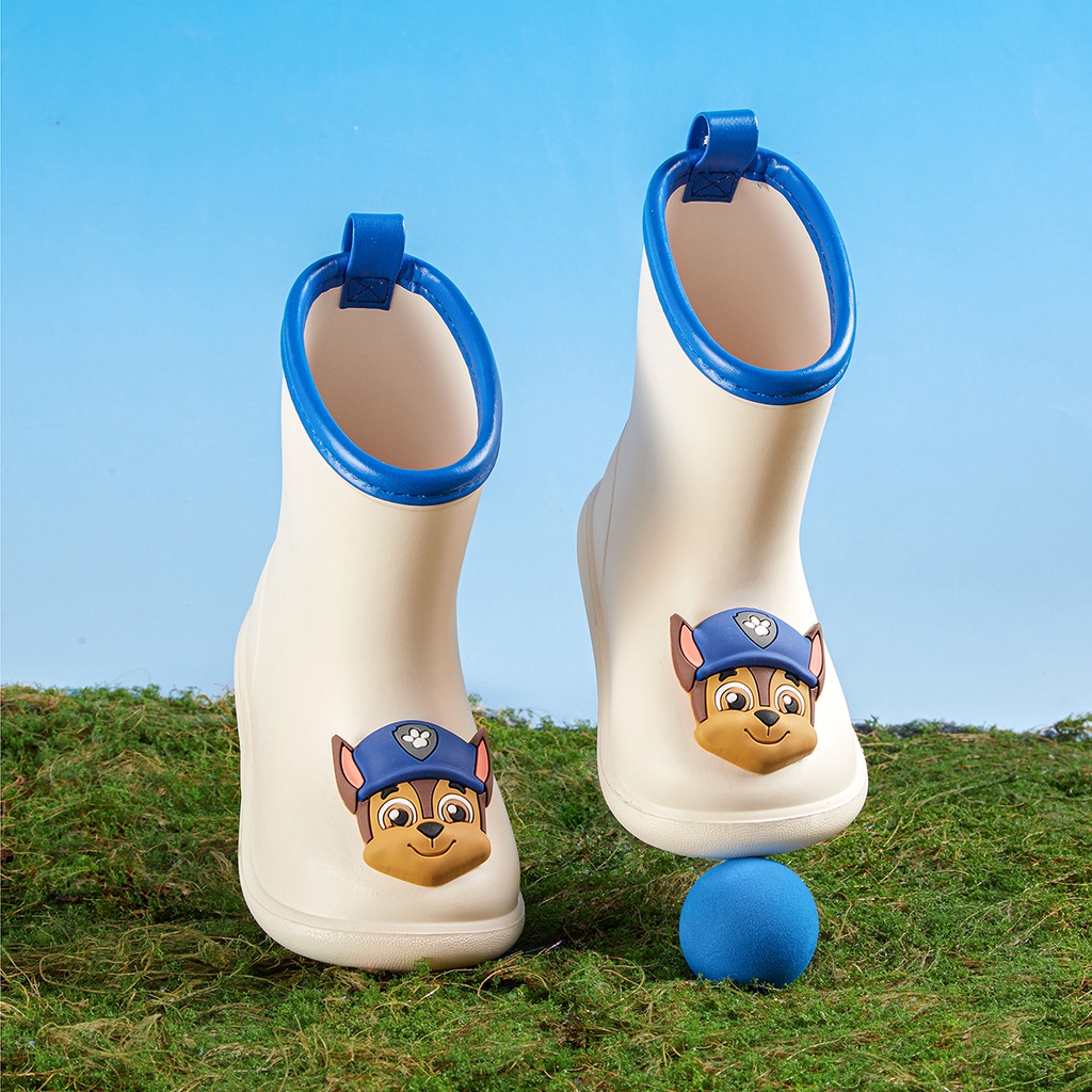 Cheerful Mario Paw Patrol Rain Boots for Kids Waterproof Lightweight ...