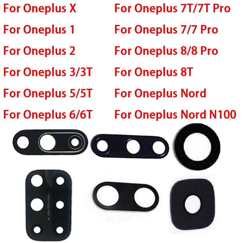 Rear Camera Glass Lens For Oneplus X 1 2 3 5 5T 6 6T 7 7T 8 Pro 8T Nord ...