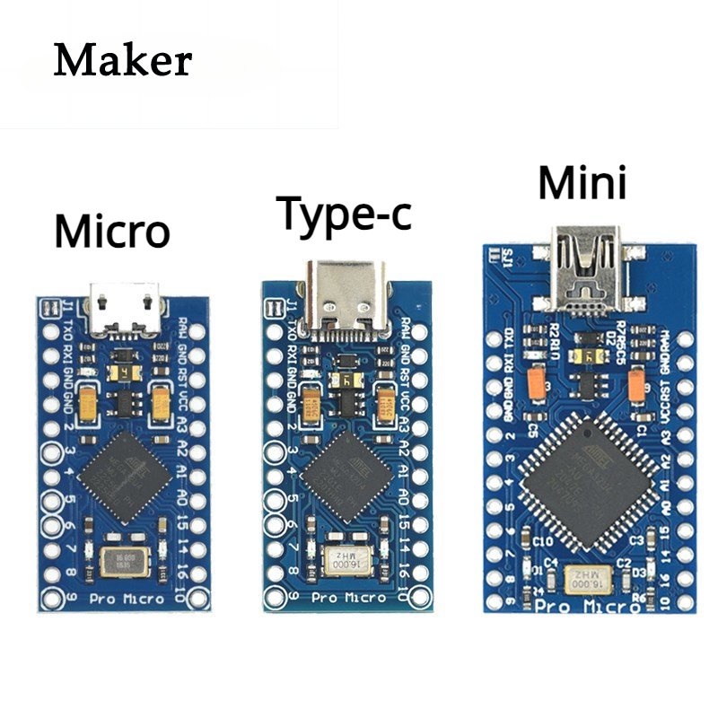 Type C Micro Usb Atmega32u4 Module 5v 16mhz Board For Arduino Atmega32u4 Aumu Controller Pro 