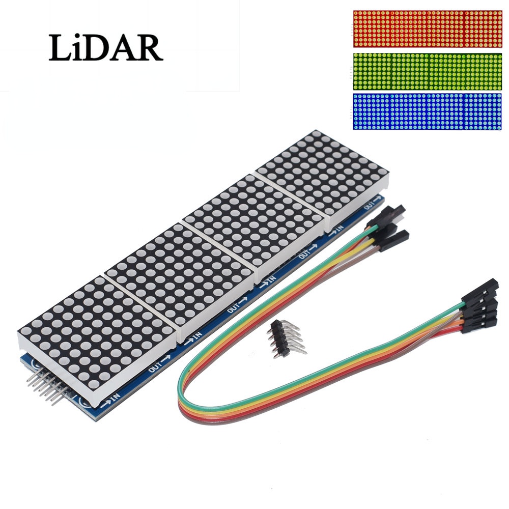 MAX7219 Dot Matrix Module Microcontroller Module 4 In One Display | Shopee Philippines