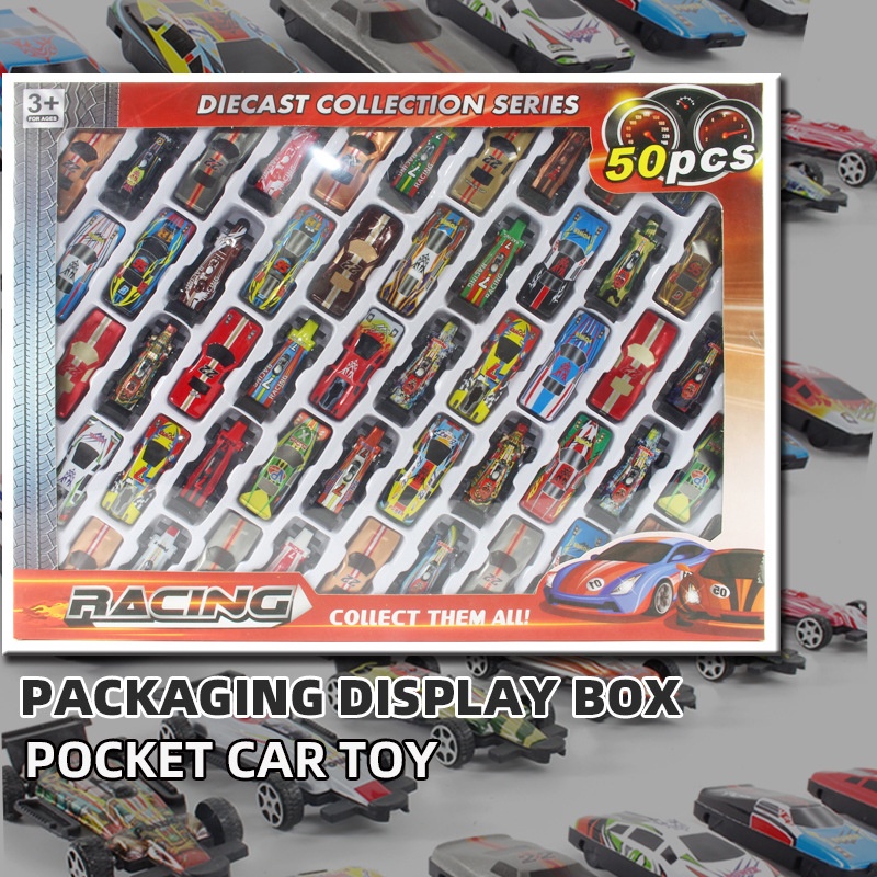 50pcs Mini Car Alloy Metal Racing Car Model Set Boy Sports Car Toy ...