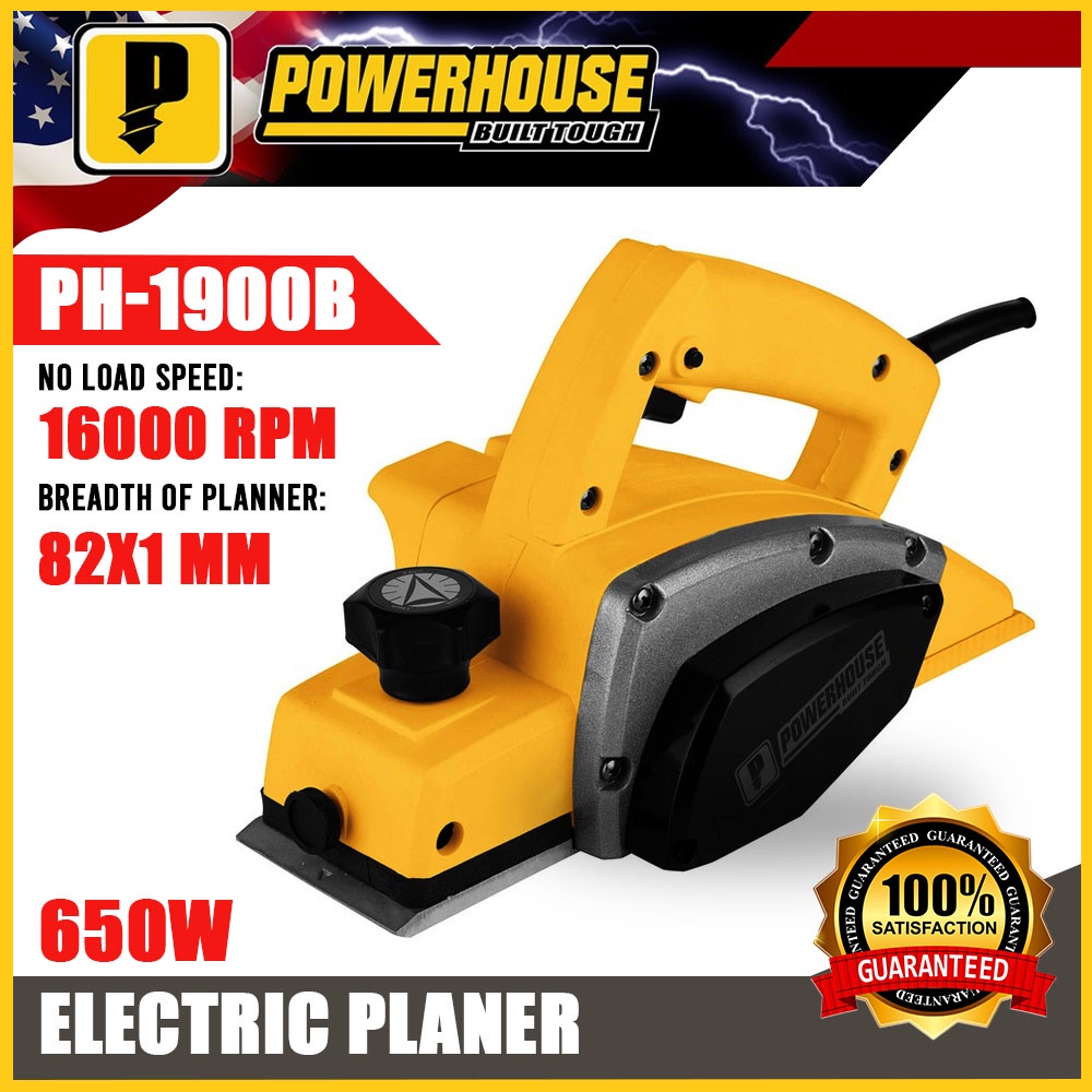 GTS Powerhouse PHM-1900B Electric Planer (650W) | Shopee Philippines