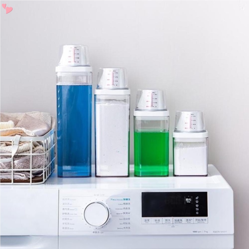 Large Capacity Laundry Powder Detergent Storage Tank Plastic Food ...