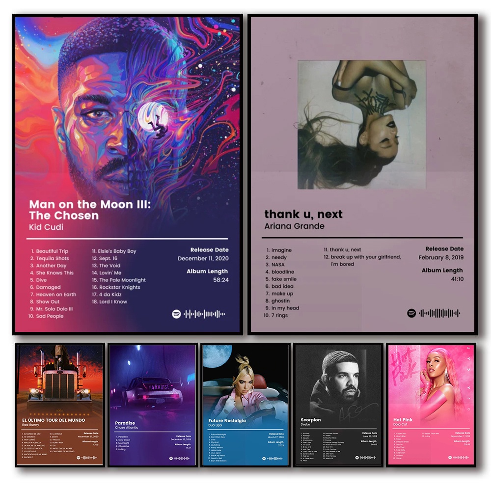 International Music Singers Music album cover Poster hip hop rock ...