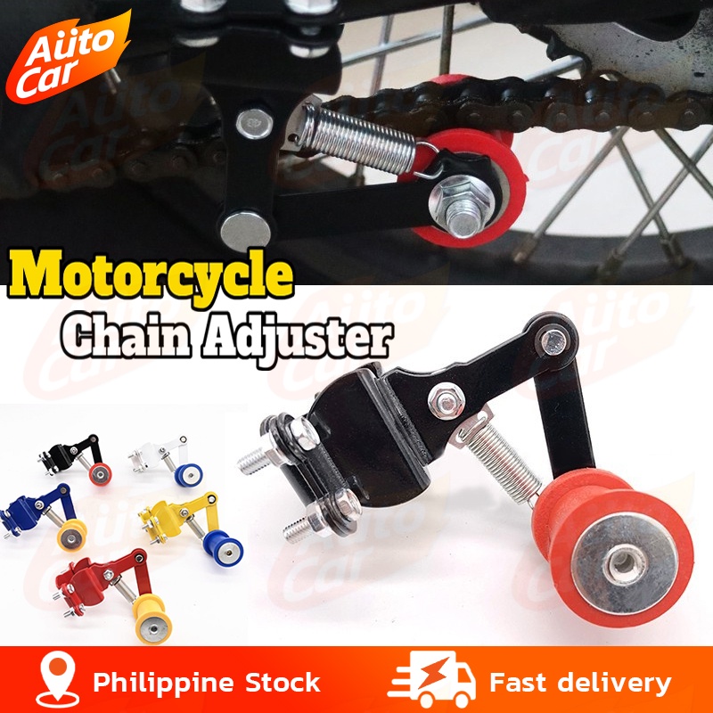 Universal Motorcycle Chain Adjuster Chain Tensioner Roller Motorcycle ...