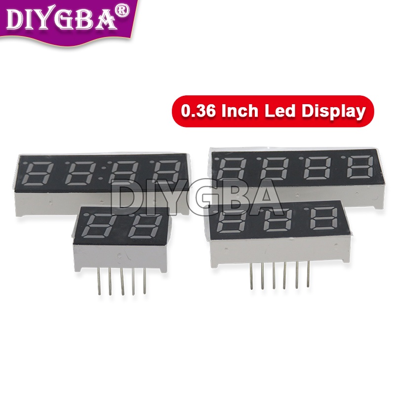 5PCS/LOT 0.36 Inch Led Display 7 Segment 1 Bit/2 Bit/3 Bit/4 Bit Digit ...