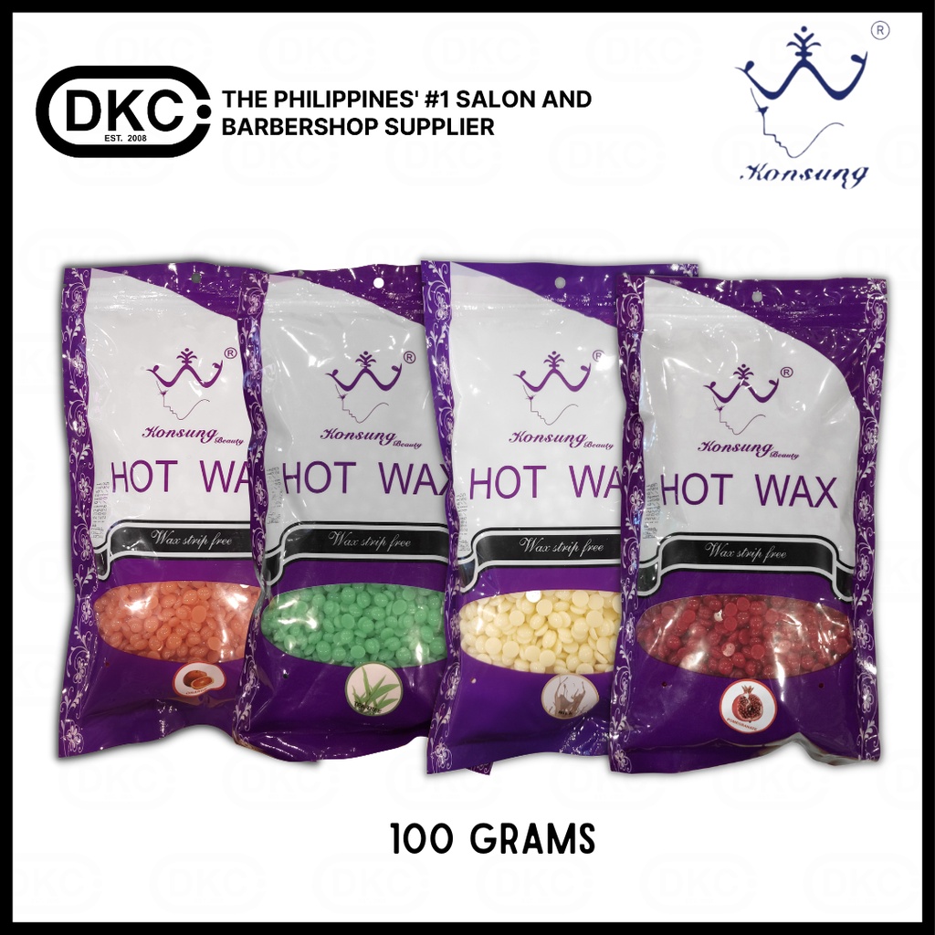 Konsung Beauty Hot Hard Hair Wax Beans Beads Pebble 100g Body Hair Removal Wax Strip Free -DKC ...